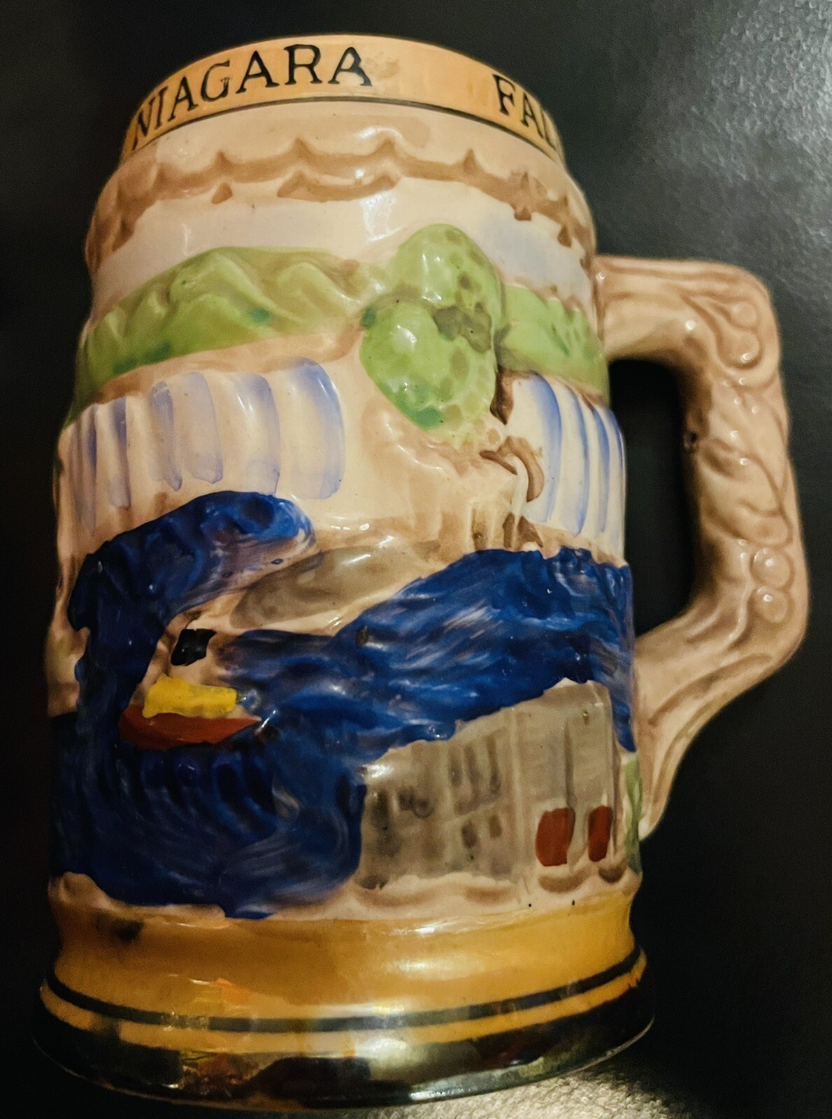 Vintage Hand Painted Original ESD Beer Stein/Mug Niagara Falls Canada ...