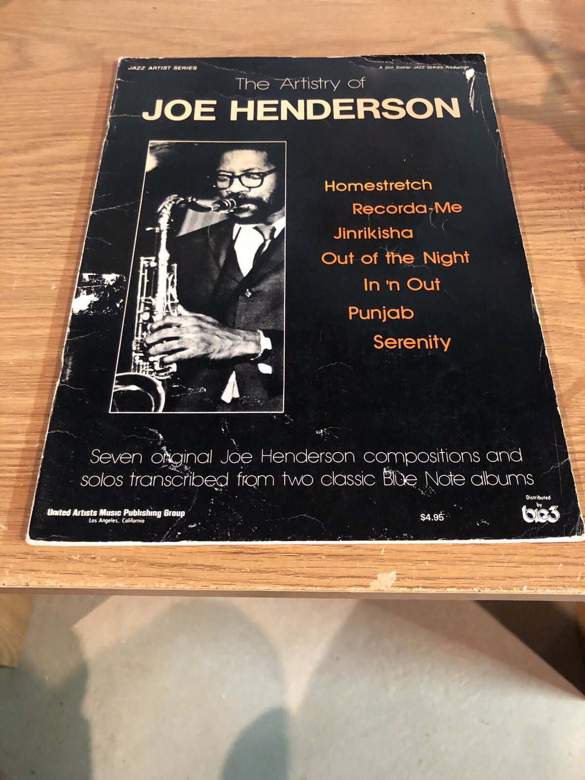 The Artistry Of Joe Henderson, Seven Compositions Transcribed Solos ...