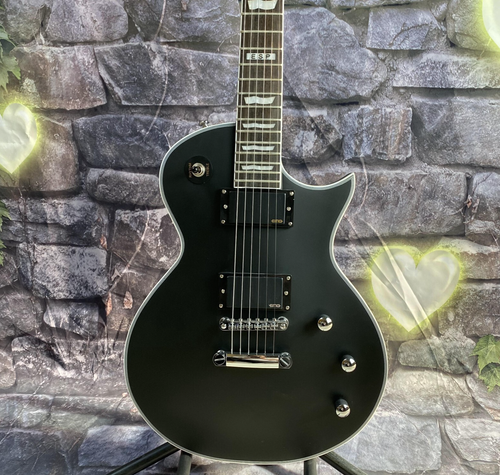 ESP Matt Black Electric GuitarEMG Pickups Mahogany Body Hot Sale | eBay