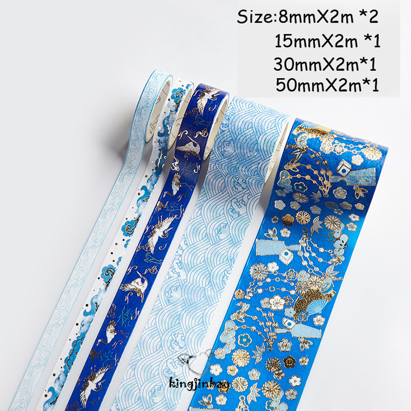 DIY 5pcs Bronzing Object Decoration Animation Series Cartoon Washi ...