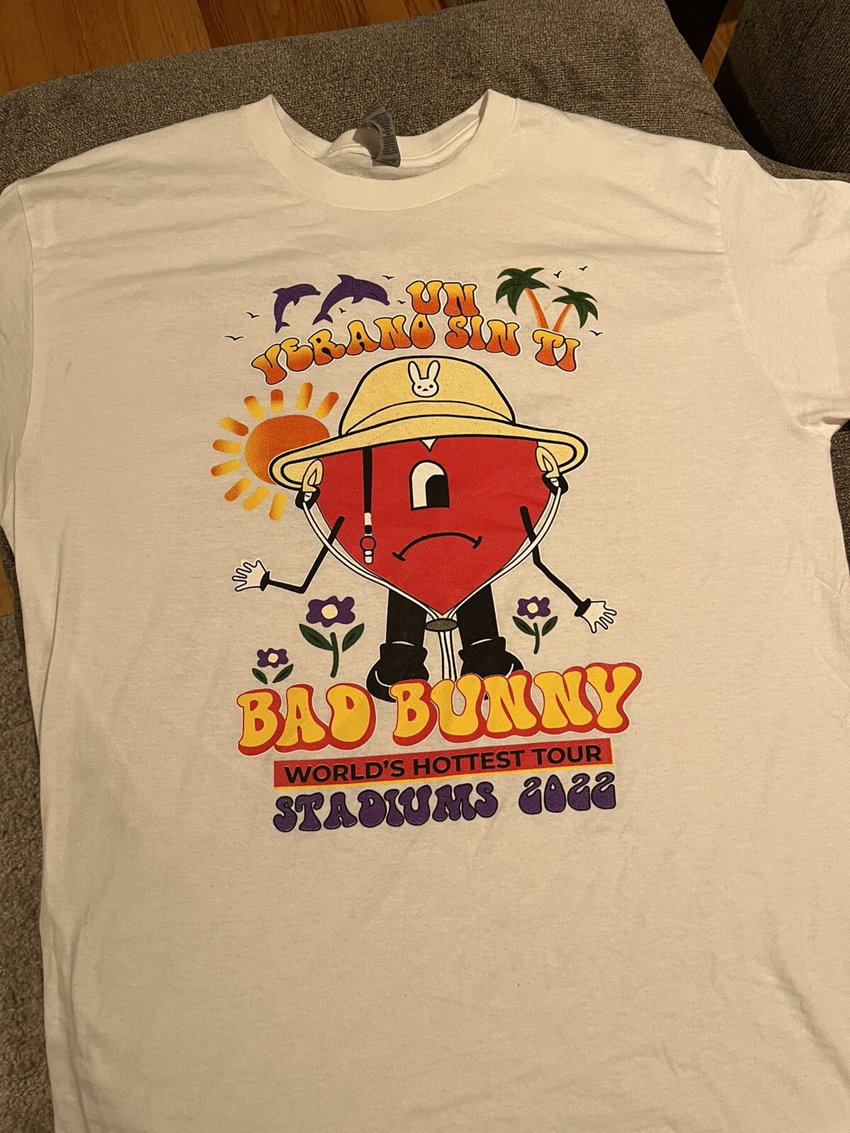 bad bunny YANKEE STADIUM un verano sin ti merch SIZE Large | eBay