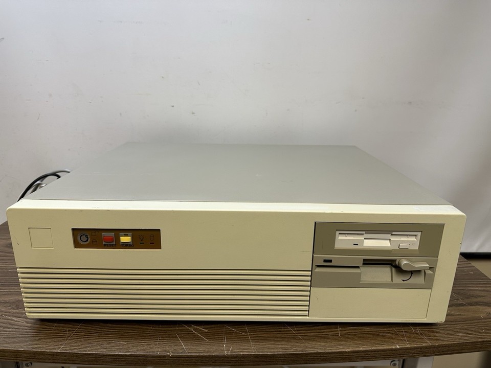 VINTAGE CUSTOM 486 PC DOS 6.22 WINDOWS 3.11 DUAL FLOPPY SOUNDBLASTER ...