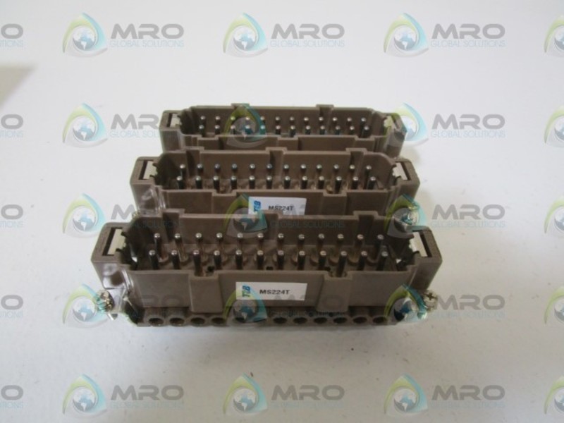 LOT OF 3 THOMAS & BETTS MALE SCREW TERMINAL INSERT MS224T NSMP | eBay