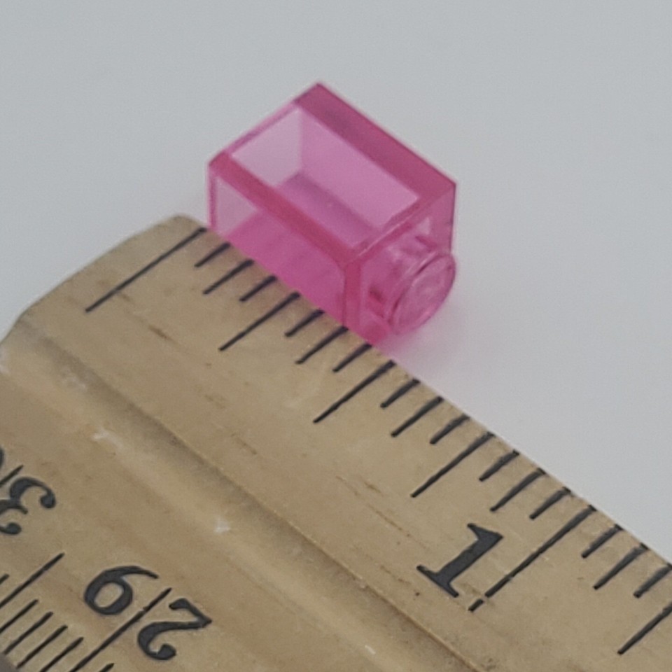 LEGO Translucent Pink 1x1 Brick Piece Part 30071 Replacement | eBay