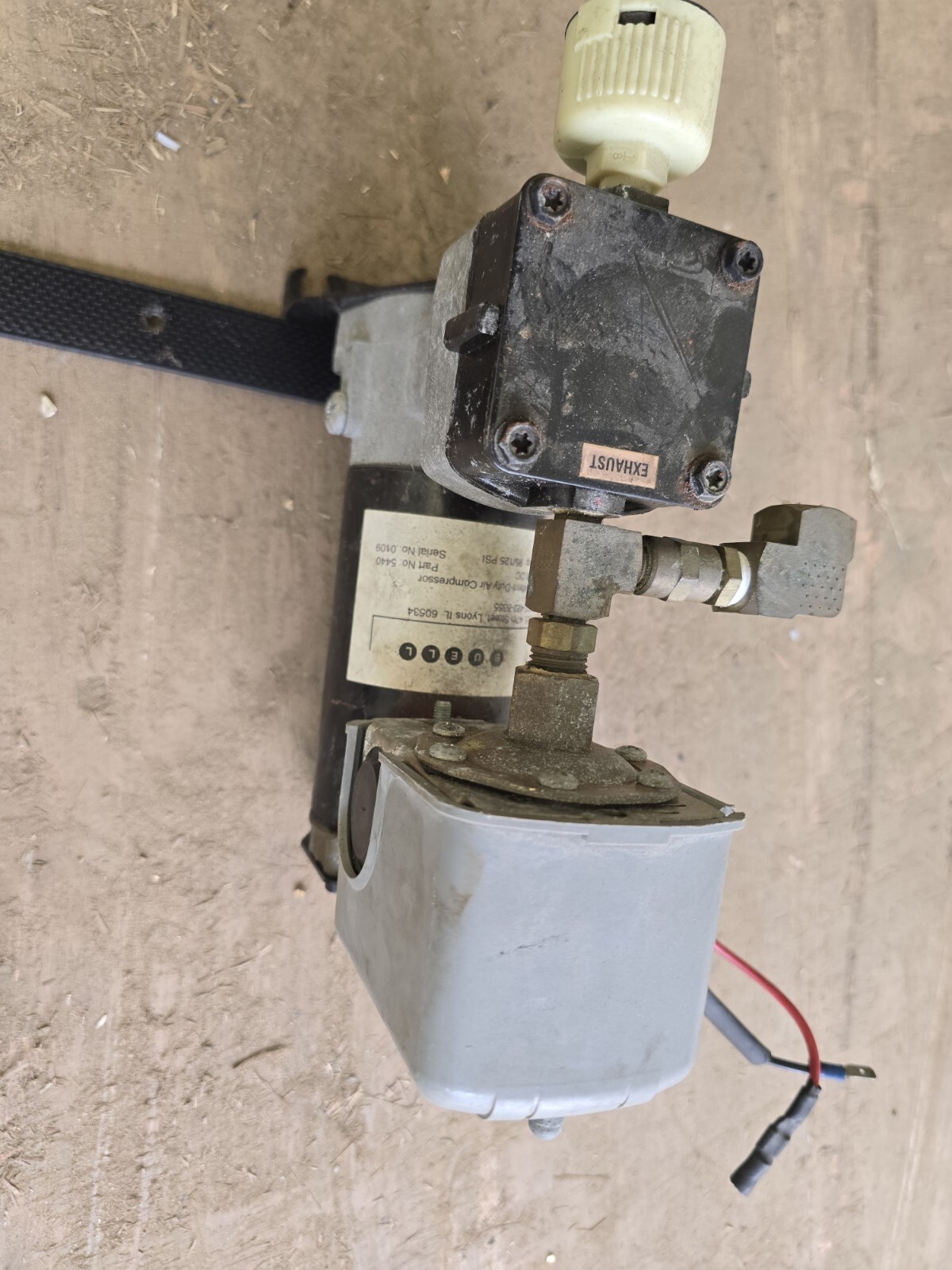 Buell Air Compressor 12v 5440 Portable 125 PSI Lightly Tested DIY for ...