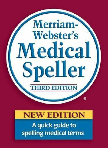 Merriam-Webster's Medical Speller by Merriam-Webster 9780877793373 | eBay