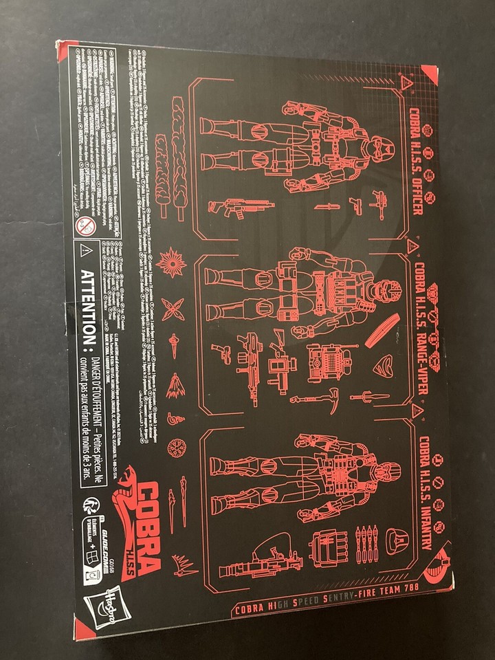 GI JOE CLASSIFIED SERIES 110 COBRA HISS FIRE TEAM 788 VIPER INFANTRY 3 ...