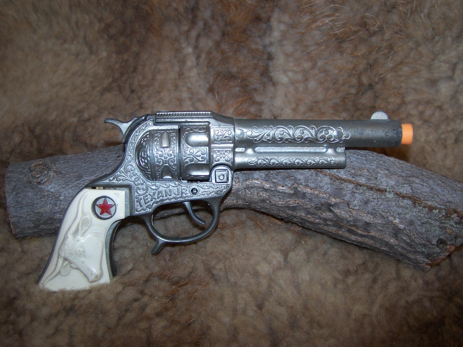 Vintage 1950's Hubley Toy 'Texan Jr.' Revolver Cap Gun in Good Working ...