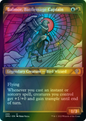 Balmor, Battlemage Captain SHOWCASE TEXTURED FOIL, Dominaria United ...