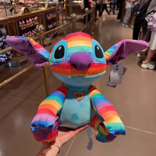 New with tag Authentic Shanghai Disney Colorful rainbow Pride Stitch ...