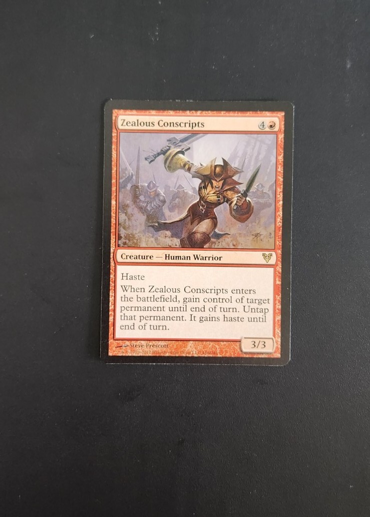 MTG Zealous Conscripts Avacyn Restored 166/244 Regular Rare for sale ...