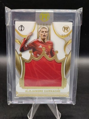 24-24 Topps Reverence Ucc Alejandro Garnacho Player Worn Jumbo Relic ...