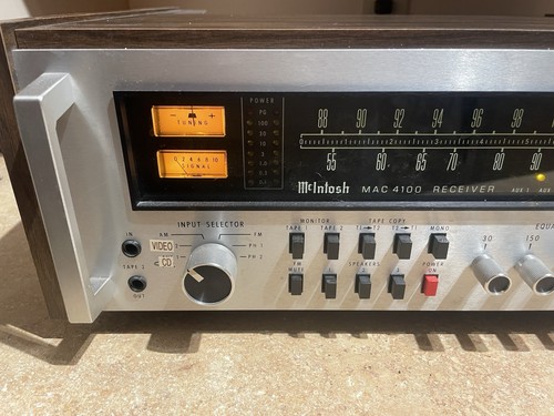 McIntosh MAC 4100 Stereo Receiver with real Walnut | eBay