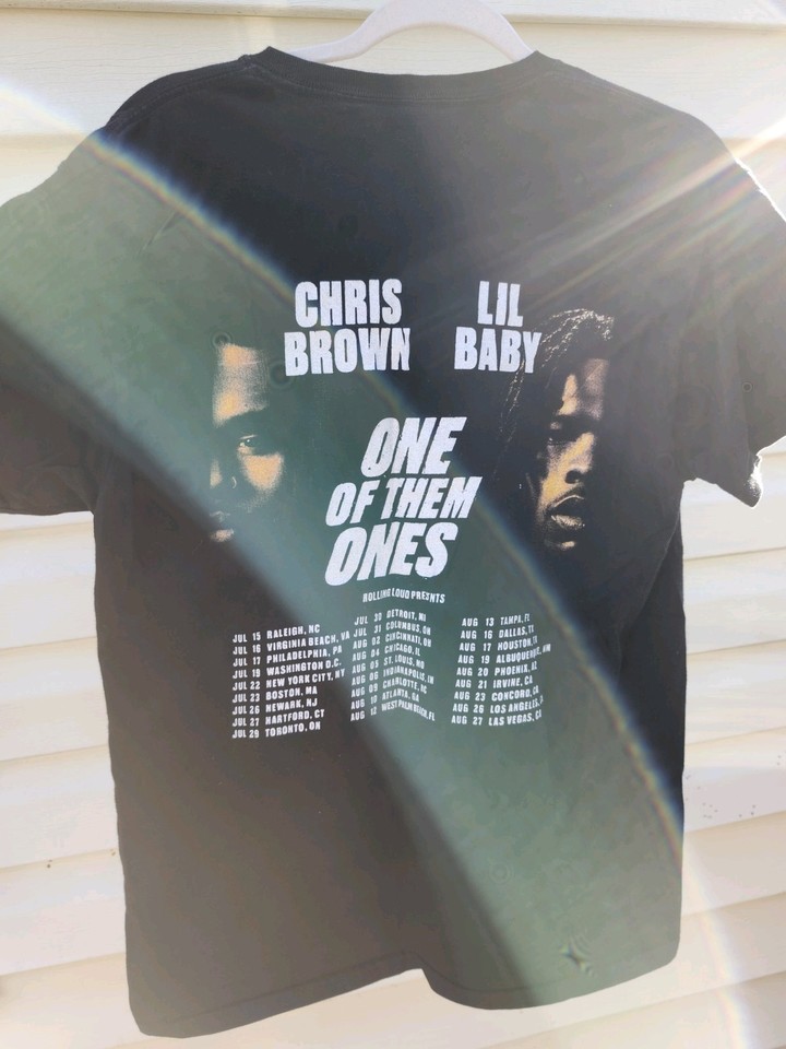 Lil Baby Chris Brown One Of Them Ones Rolling Loud Tour Shirt | eBay
