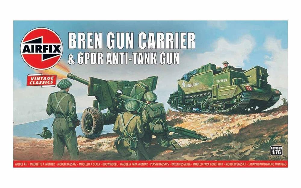 1:76 Model Kit Bren Gun Carrier & 6PDR Anti-Tank Gun | eBay
