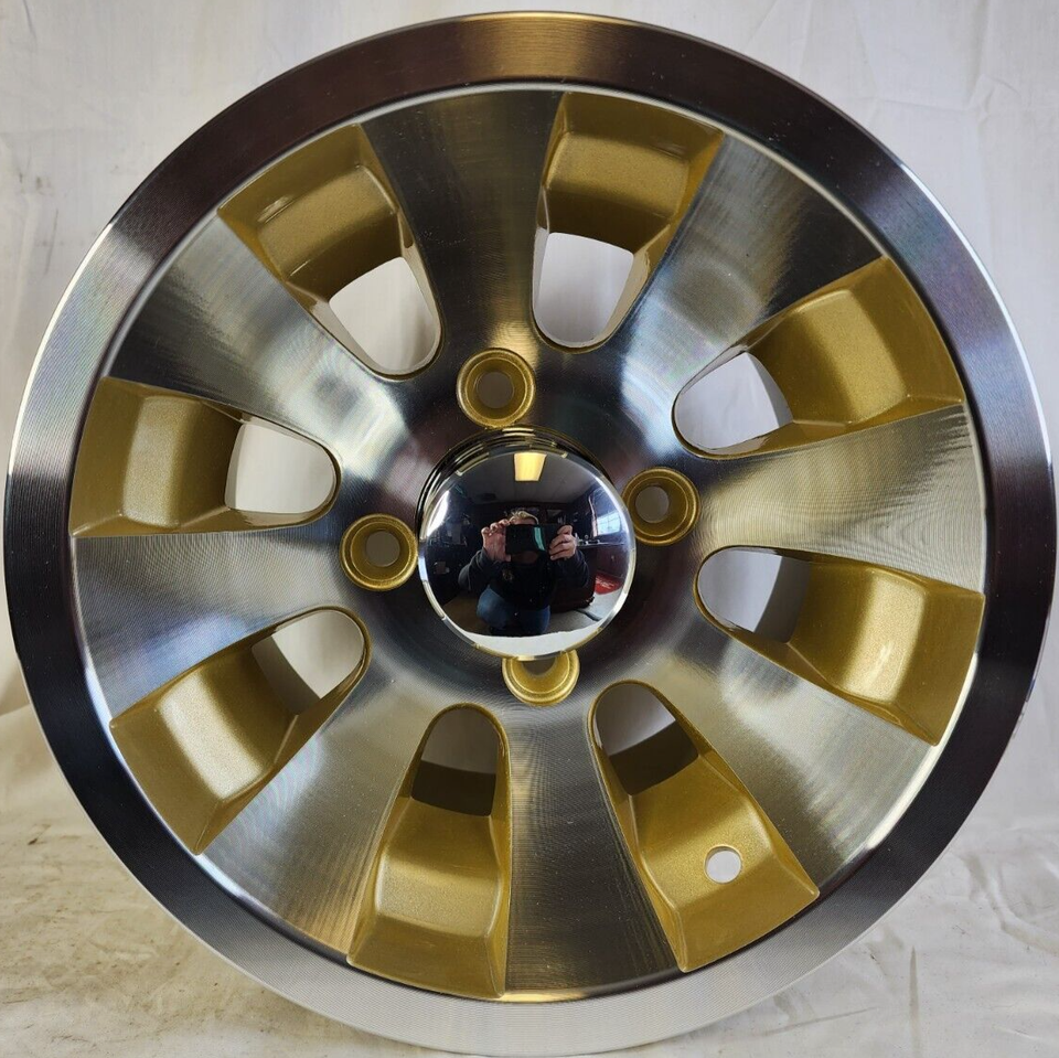 10x7 4/4 Aluminum Golf Cart Rims Wheels for Ez-Go Club Car Yamaha ...