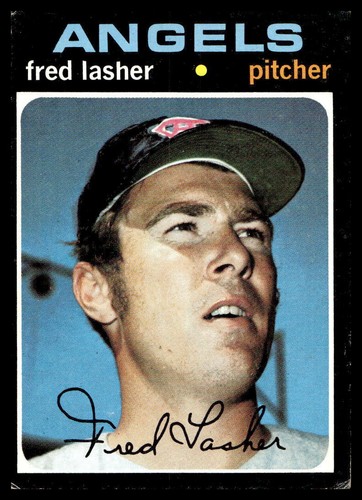 1971 Topps #707 Fred Lasher California Angels Low Grade | eBay