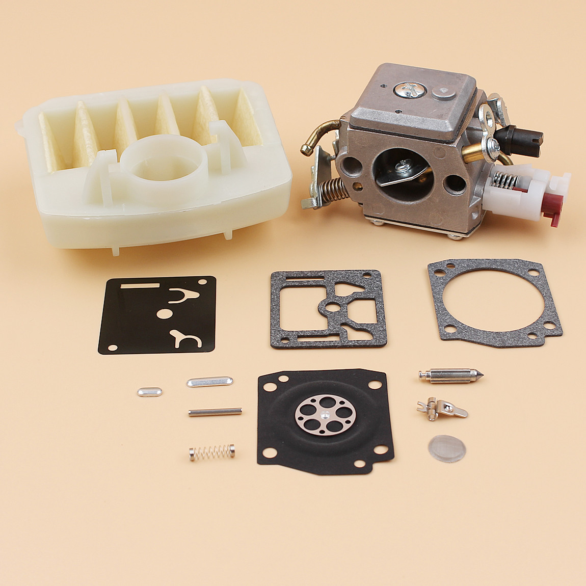 Carburetor Carb Rebuild Kit For Husqvarna 340 345 346XP 350 353 RB-122 ...