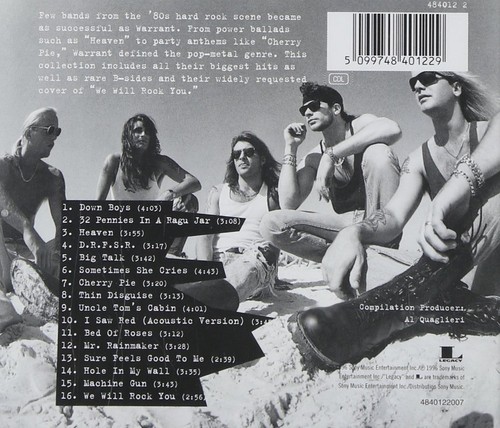 Warrant - Best of / Greatest Hits Collection - NEW CD ALBUM ...