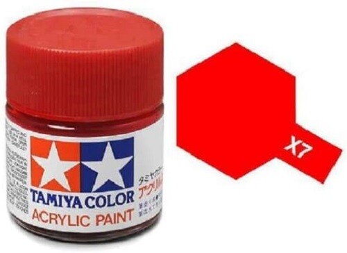 Tamiya #81007 X7 Red 3/4 ounce Free Shipping 4950344068081| eBay