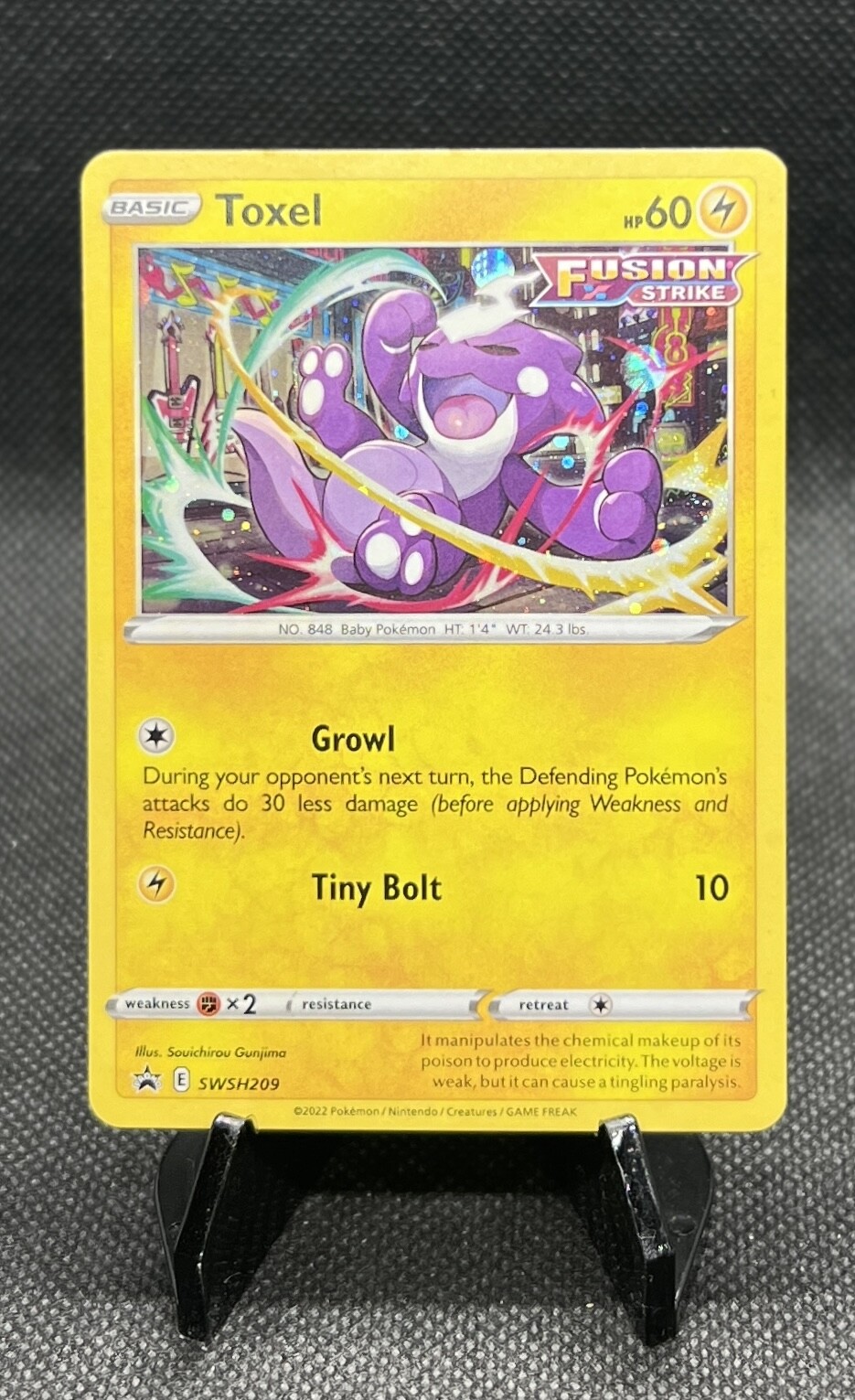 TOXEL SWSH209 | Pokemon TCG Astral Radiance BLACK STAR PROMO Galaxy NM ...