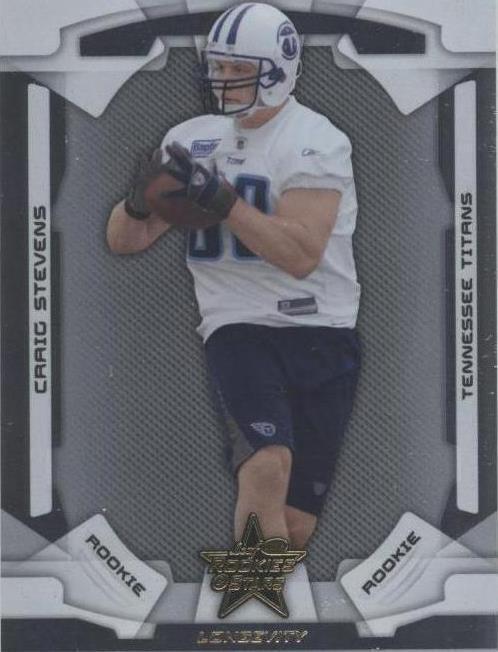 2008 Leaf Rookies & Stars Longevity - Rookie Craig Stevens #189 /999 ...