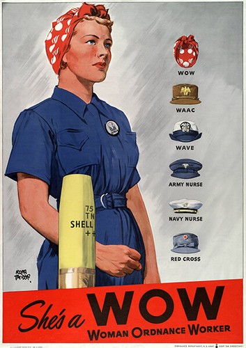 She's A Wow - Women Ordnance Worker - 1942 - World War II - Propaganda ...