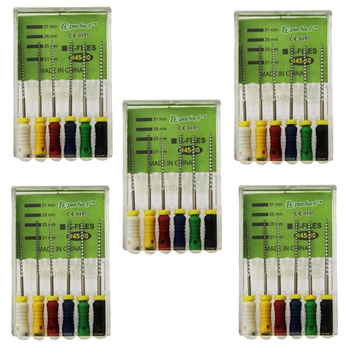 5 Box Perfect Dental Endo NiTi K-File 45-80# 25mm Hand Manual Root ...