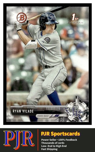 2017 Bowman Draft #BD-41 Ryan Vilade Colorado Rockies Paper | eBay