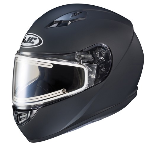 HJC CS-R3 Snowmobile Helmet Electric Heated Shield Matte Black SM MD LG ...