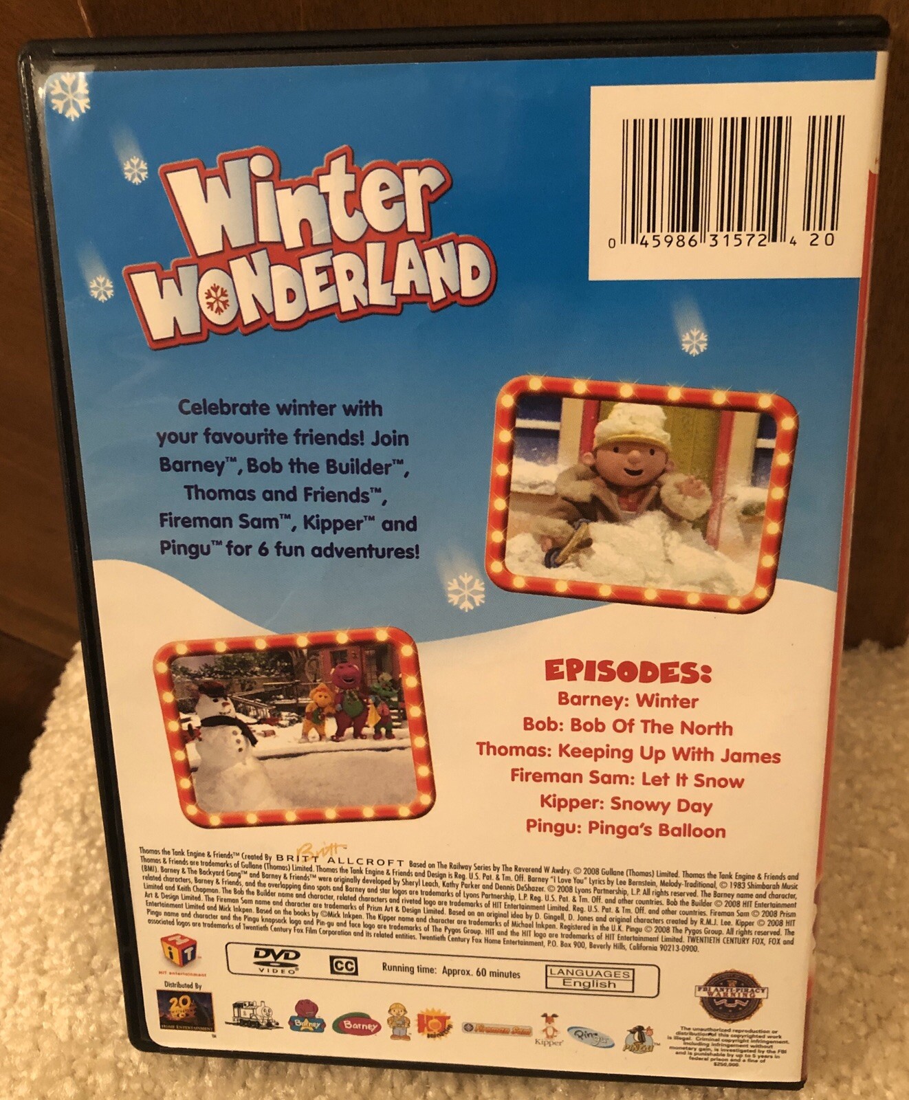 Winter Wonderland DVD Kipper Bob Builder | Grelly USA