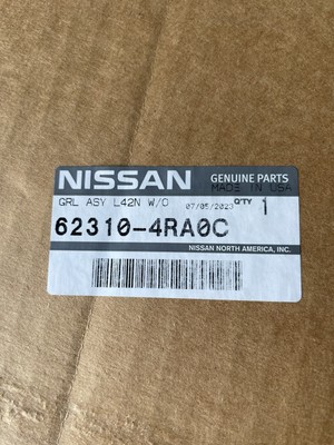 17 18 19 Genuine Nissan Maxima 3.5L V6 Grille Assembly 62310-4RA0C OEM ...