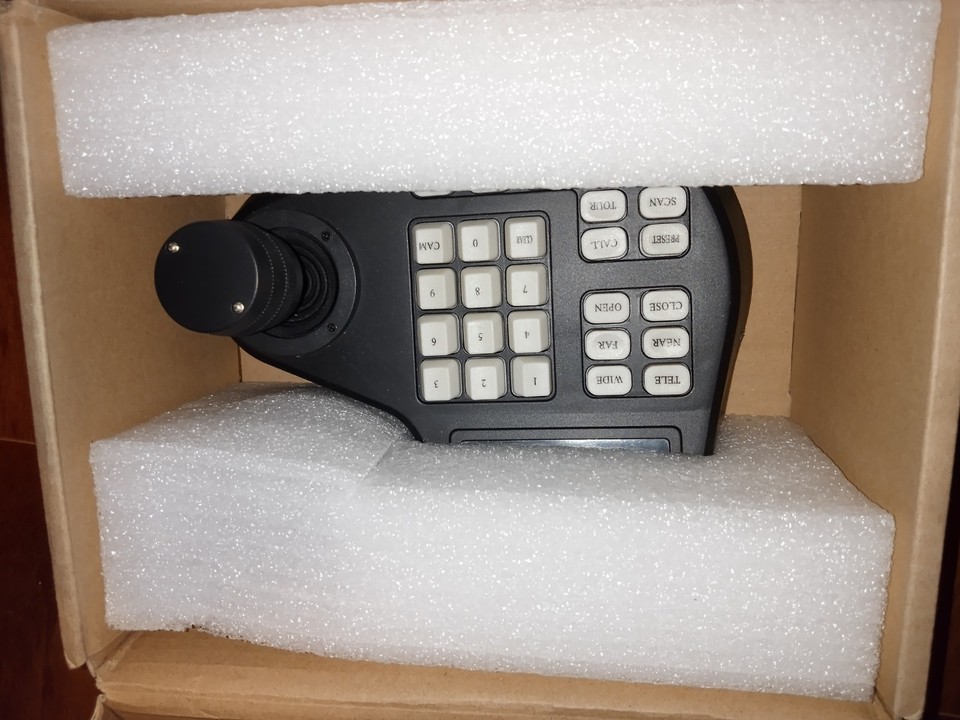 Mini Analog PTZ Camera Keyboard with 4D Joystick Speed Dome Controller ...