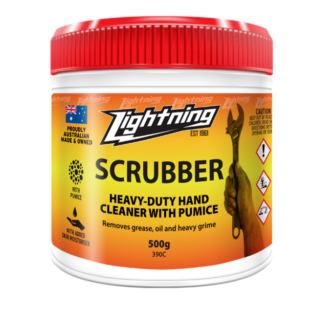 Lightning Scrubber Hand Cleaner 500ml Contains Lanolin for sale online ...