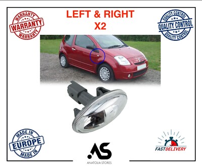 2X Side Indicator Repeater Lamp With Base For Peugeot Citroen Toyota ...