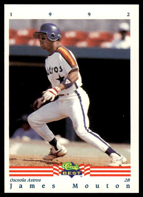 1992 Classic Best #207 James Mouton Rookie Osceola Astros | eBay