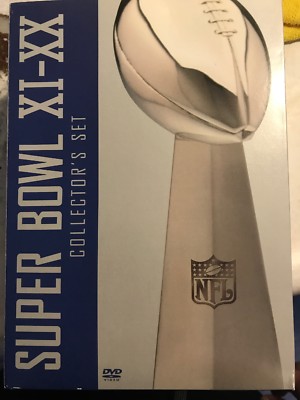 NFL Films Super Bowl Collection: Super Bowl XI-XX (DVD, 2004, 5-Disc ...