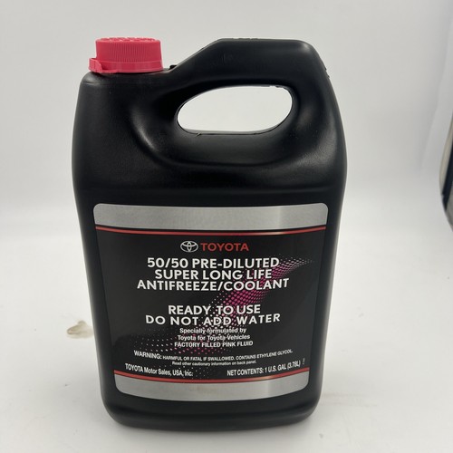 1 Gallon Toyota/Lexus Super Long Life Pink Antifreeze Coolant OEM NEW ...