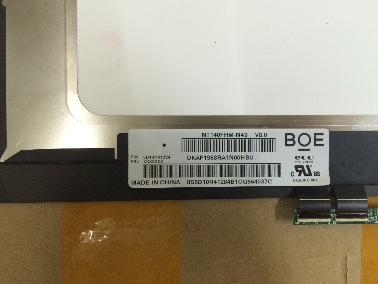14"LCD LED Screen+Touch assembly NT140FHM-N43 V8.0 FOR Lenovo C340-14 ...