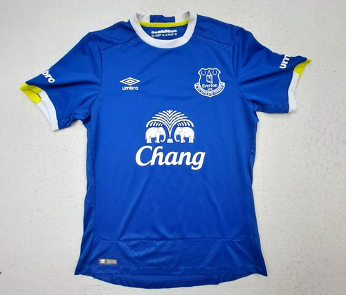 Everton Umbro Jersey Mens Small Blue Soccer Kit Top 2016 2017 | eBay