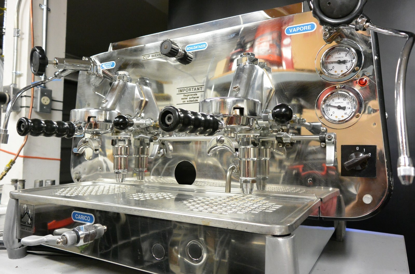 Faema E-61 Vintage Restored 2-Group Espresso Machine Modern Upgrades ...
