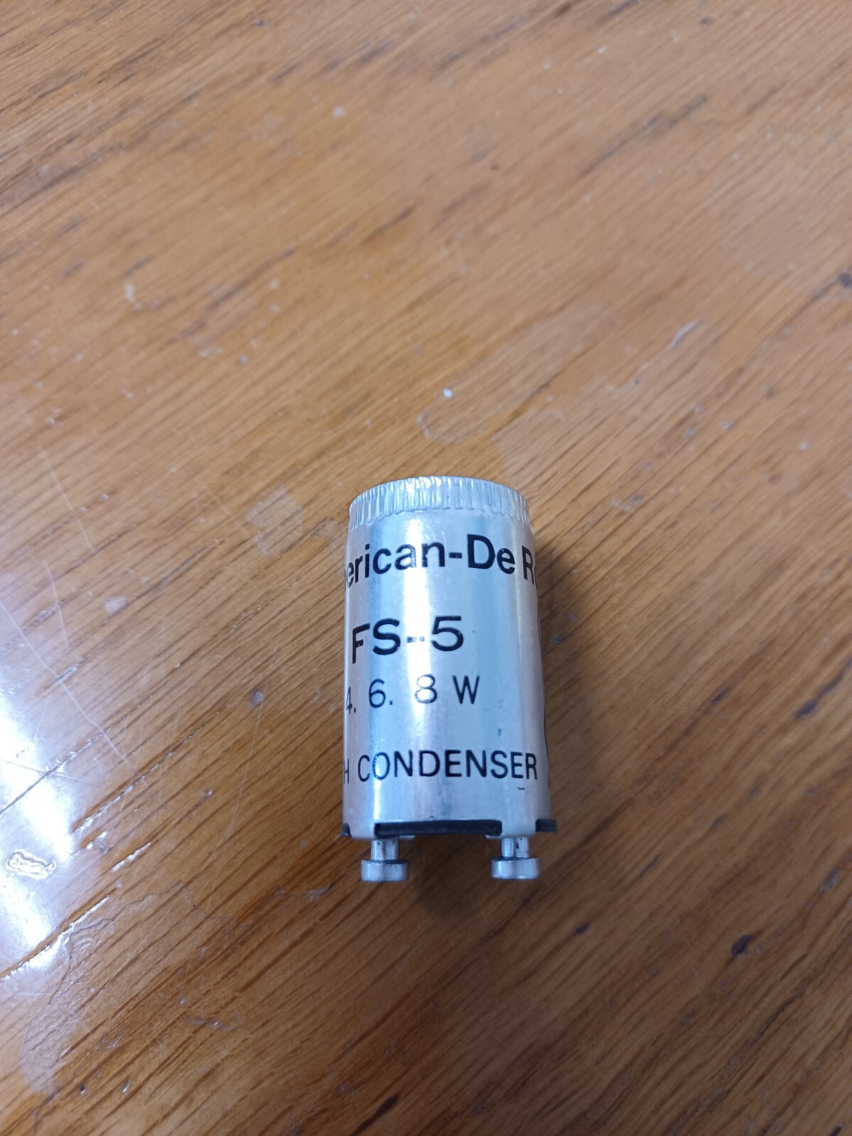 (4 pk) FLUORESCENT LAMP STARTERS 4-6-8w FS-5 FS5 (Silver) | eBay