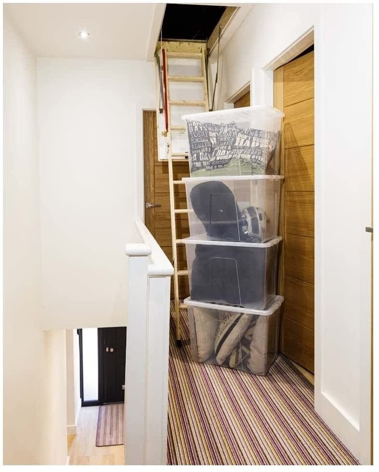 80 Litres CLEAR PLASTIC Large Storage Box With Lids Strong Nestable ...