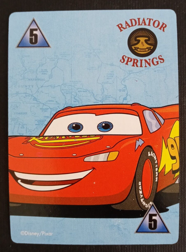 Disney Cars Go Fish Card Game Lightning McQueen Triangle #5 | eBay