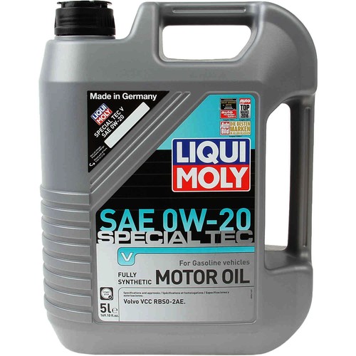 x5 LITER Liqui Moly SPECIAL TEC V 0W-20 Engine Motor Oil for Volvo VCC ...