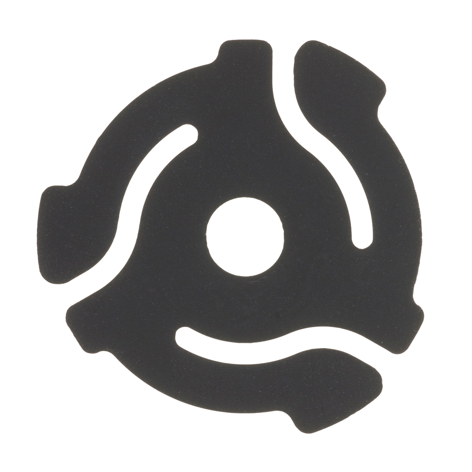 20 New "BLACK" 45 RPM RECORD INSERT ADAPTERS | eBay