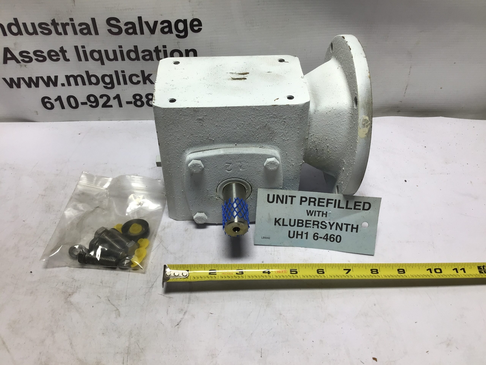 Baldor Gear Reducer 15-1 Keyed Hole 5/8" Keyed Shaft 7/8" 1750 RPM ...