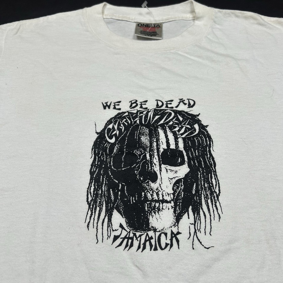 Vintage Grateful Dead T Shirt Jamaica Large Oneita Dread Reggae Band ...