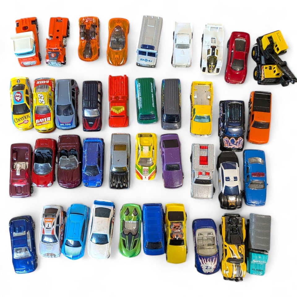 VTG Hot Wheels, Matchbox Lot 40 Cars 70s 80s, 90s, 00s Die Cast Cars ...