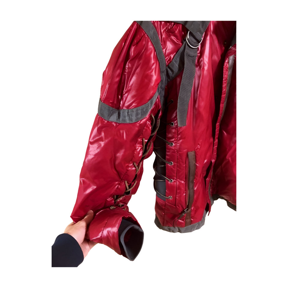 Marithe Francois Girbaud Techwear Jacket Cyberpunk Vintage Archive Red ...